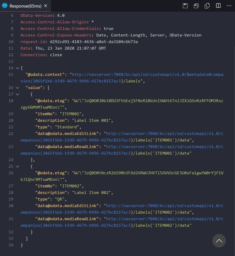 Dynamics 365 Business Central: handling BLOB fields on APIs – Stefano ...