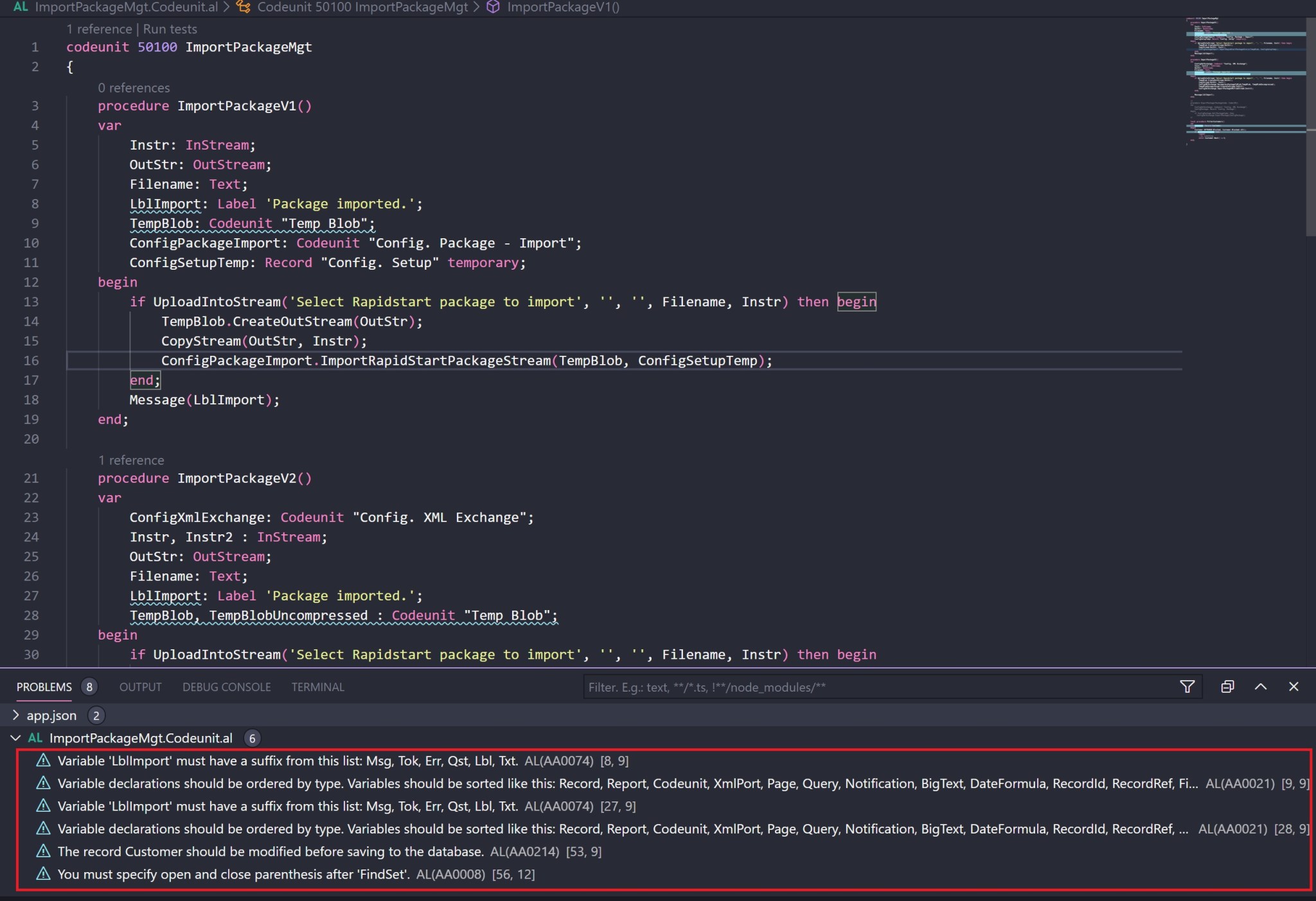Dynamics 365 Business Central: using AL rulesets to customize code ...