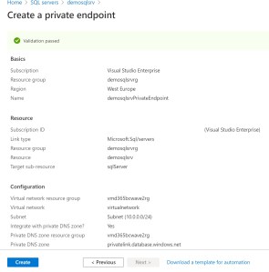 Securing your Azure SQL Database with a private endpoint – Stefano ...