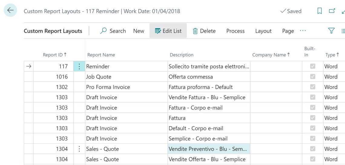 Dynamics 365 Business Central: automatically import custom report ...