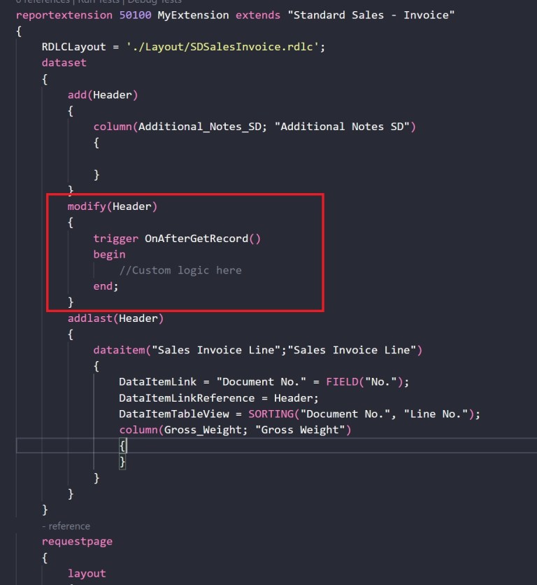 Dynamics 365 Business Central: introducing the reportextension object ...