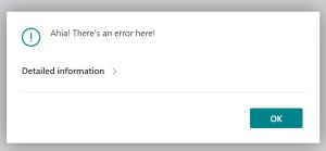 Dynamics 365 Business Central: changing the way of throwing Errors ...
