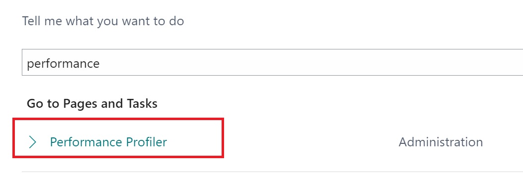 Dynamics 365 Business Central: introducing the in-client Performance ...