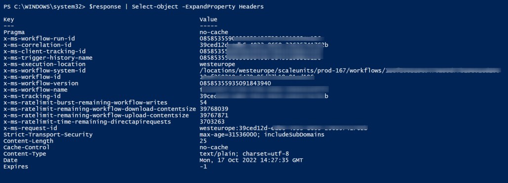 Securing Your Triggered Flow In Power Automate Suppress Workflow Headers In Response