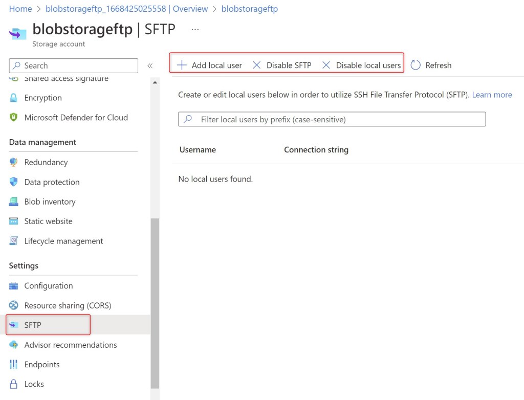Azure Blob Storage and SFTP support – Stefano Demiliani