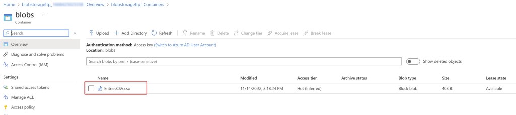 Azure Blob Storage and SFTP support – Stefano Demiliani
