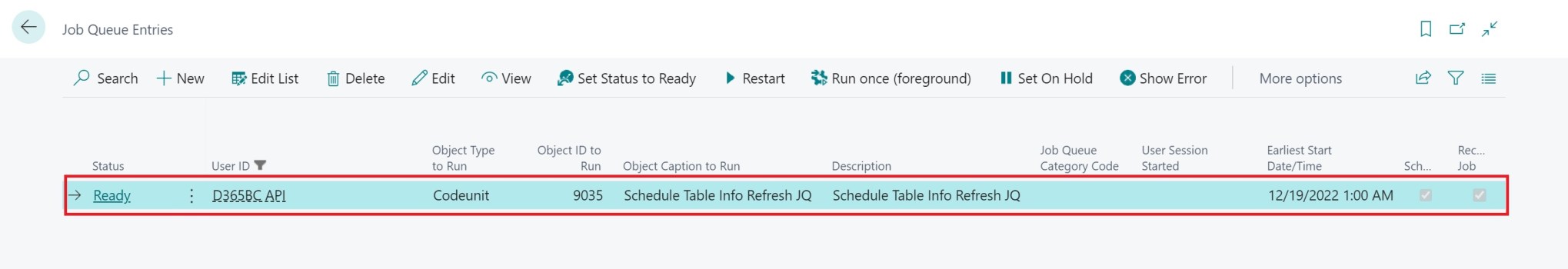 Dynamics 365 Business Central: scheduling job queue tasks via API ...