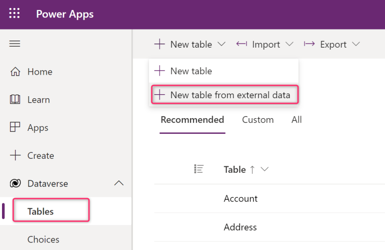 Dataverse Virtual Table Creation Wizard (preview) – Stefano Demiliani