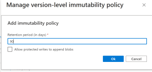 Azure Blob Storage and immutability support for blobs – Stefano Demiliani