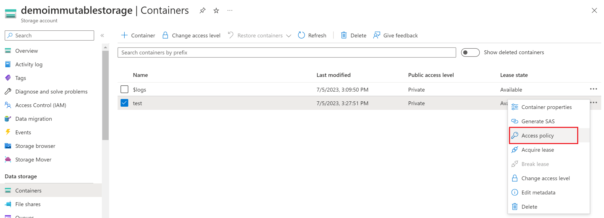 Azure Blob Storage and immutability support for blobs – Stefano Demiliani