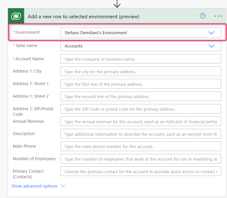 Dataverse Connector and cross-environment actions and triggers ...