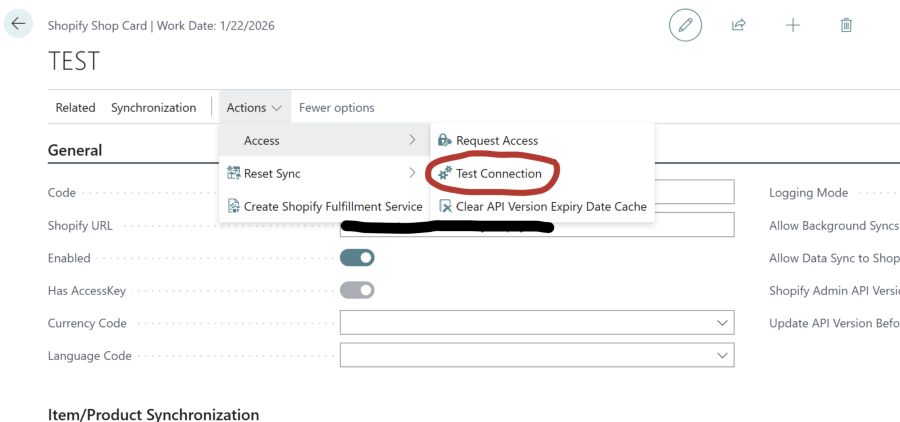 Dynamics 365 Business Central and Shopify connection: access key rotation. – Stefano Demiliani