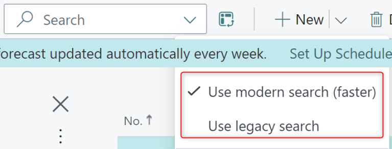 Dynamics 365 Business Central 2024 Wave 2: new Search in List pages ...